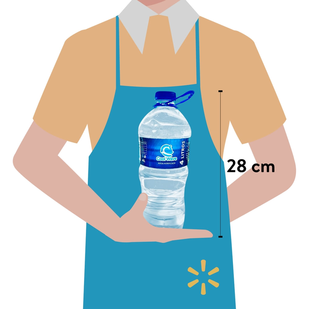Agua Purificada Cool Wave Galon 4lt - Walmart | Nicaragua