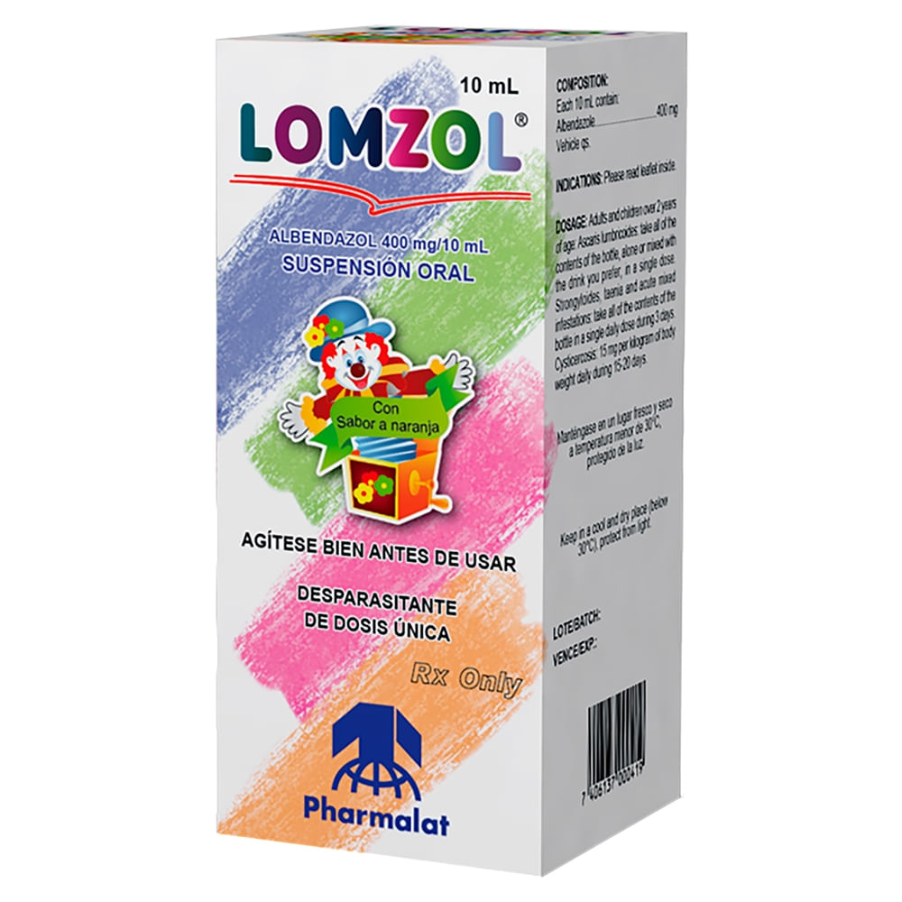Comprar Lomzol Suspensión Oral - 10ml | Walmart Nicaragua - Walmart ...