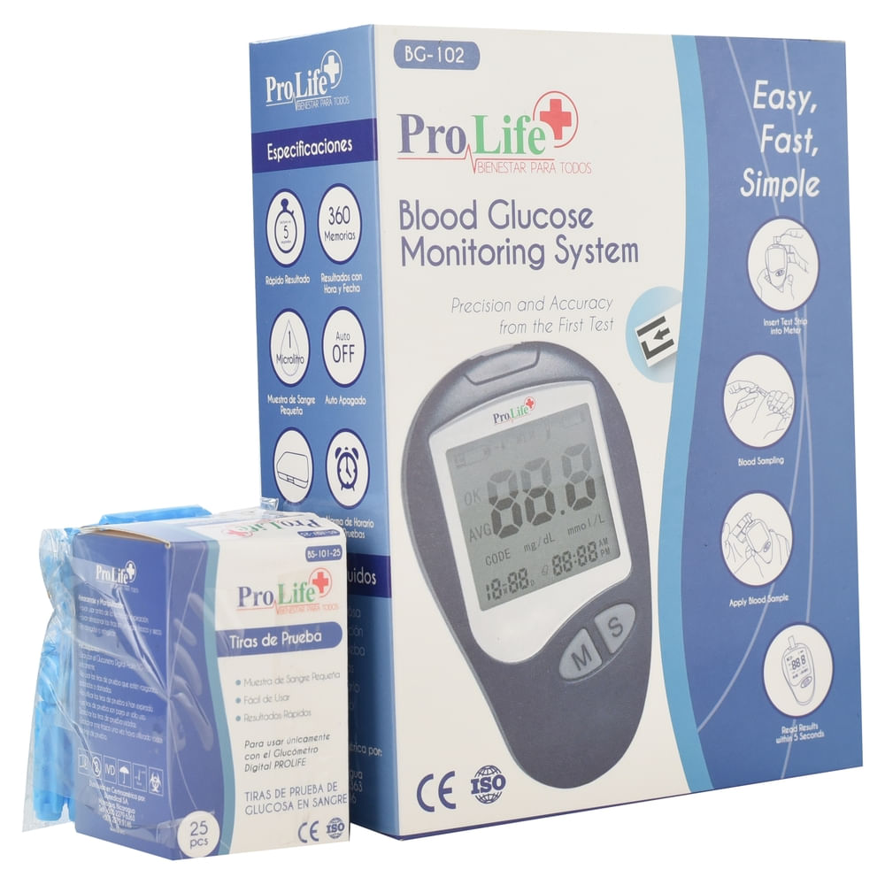Comprar Kit Glucometro Prolife 35Tiras Plg0335 | Walmart Nicaragua - La ...