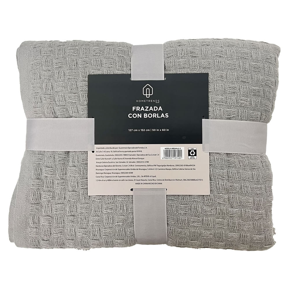 Comprar Ht Frazada Con Borlas 127X152 Cms | Walmart Nicaragua