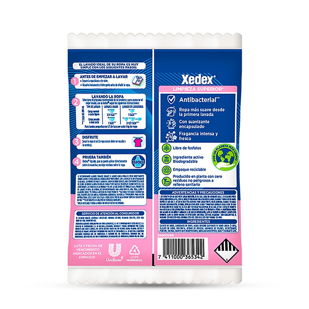 Comprar Detergente en polvo Xedex Poder Extremo Primavera en Polvo ...