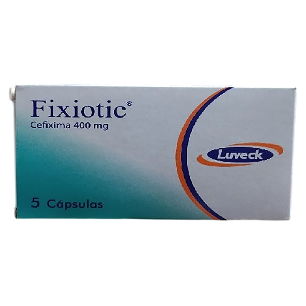 Antibiótico Luveck Fixiotic Luveck 5 Cap Unidad