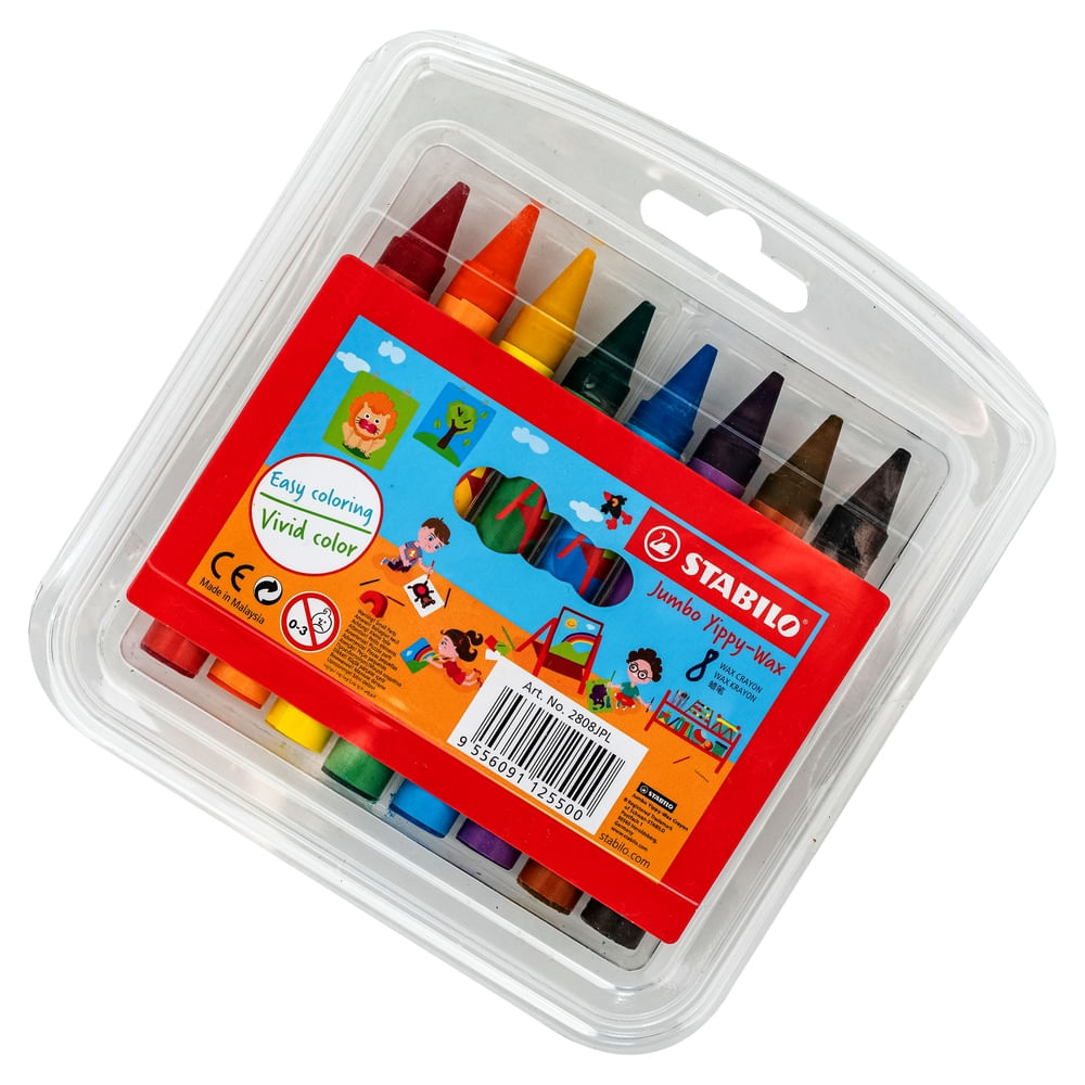 Comprar Crayola escolar Stabilo Jumbo easy coloring - 8 Uds | Walmart ...