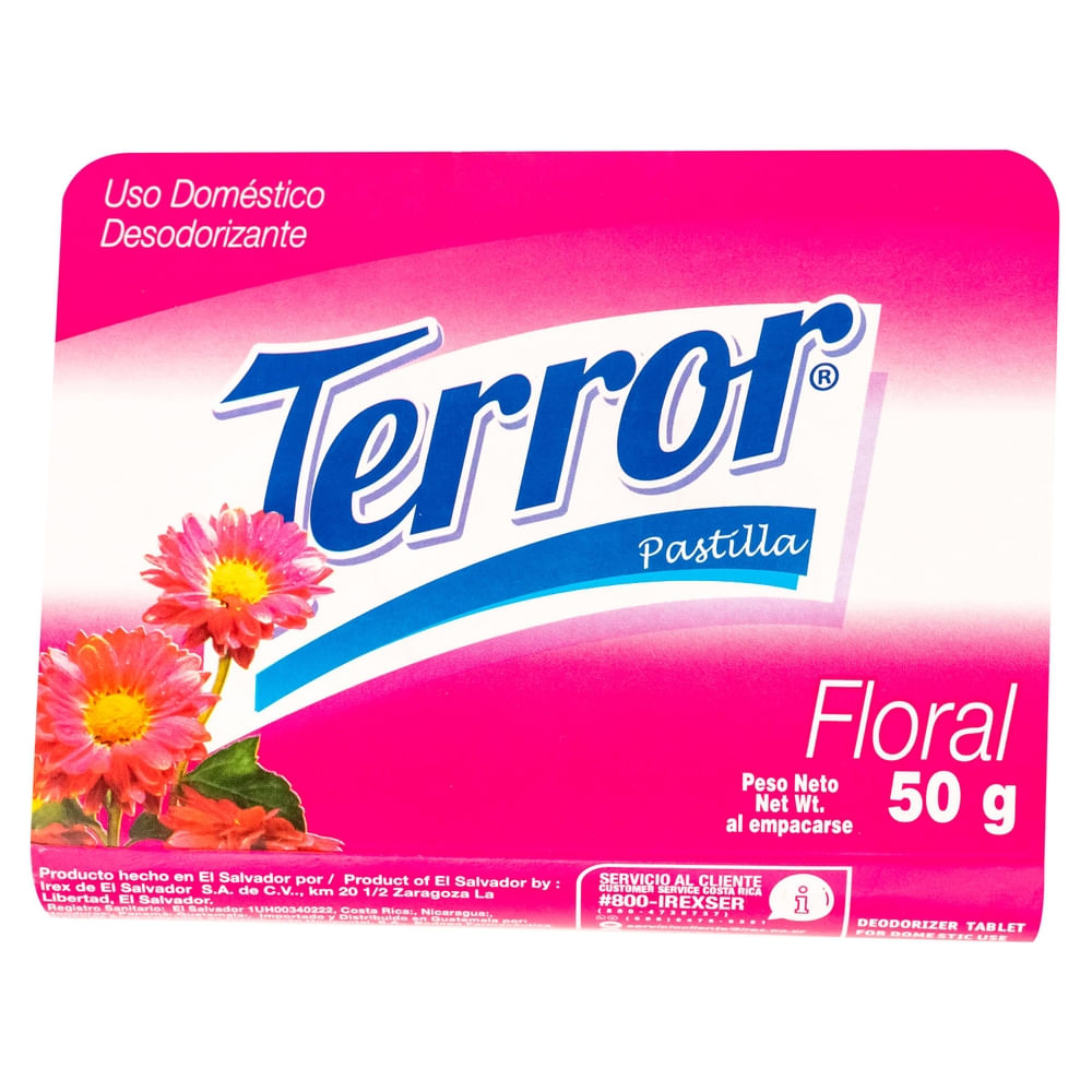 Comprar Pastilla desodorante Terror floral - 50 g | Walmart Nicaragua ...