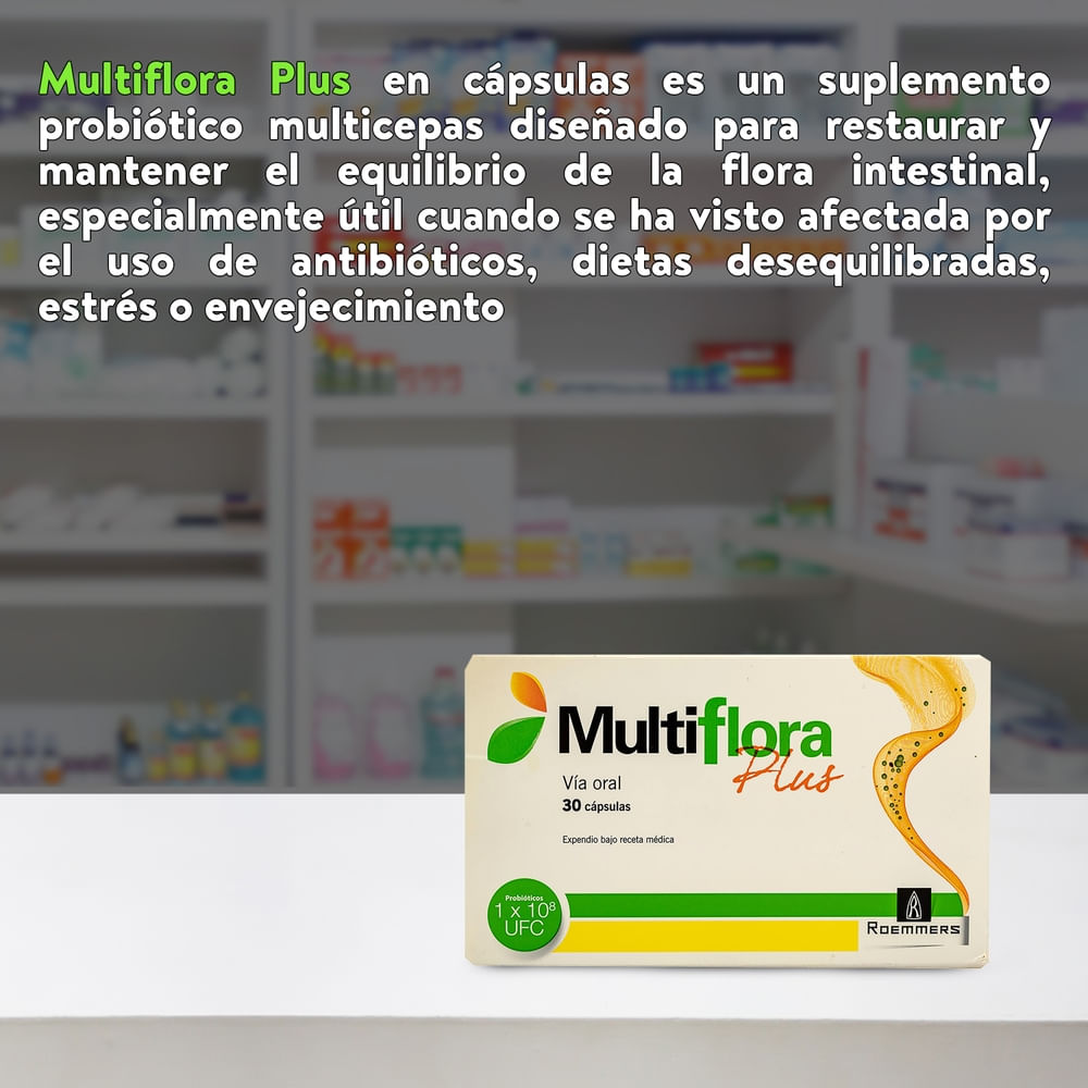 Comprar Multiflora Plus caja 30 cápsulas - Precio indicado por cápsulas ...