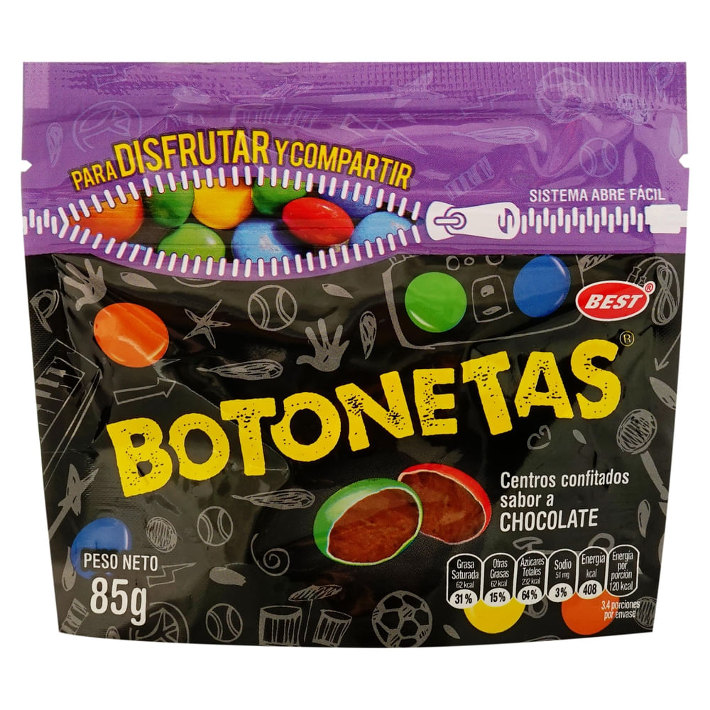 Comprar Chocolates Best botonetas originales - 85 g | Walmart Nicaragua ...