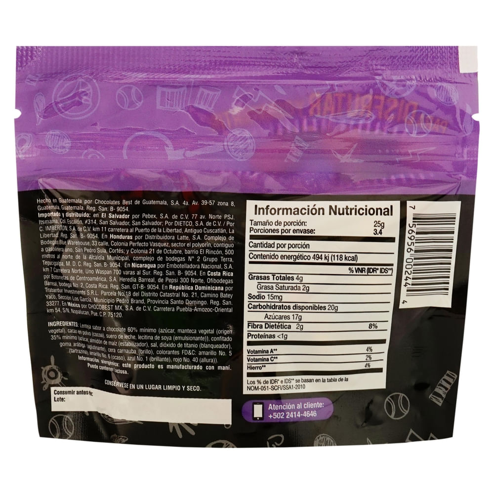 Comprar Chocolates Best botonetas originales - 85 g | Walmart Nicaragua ...