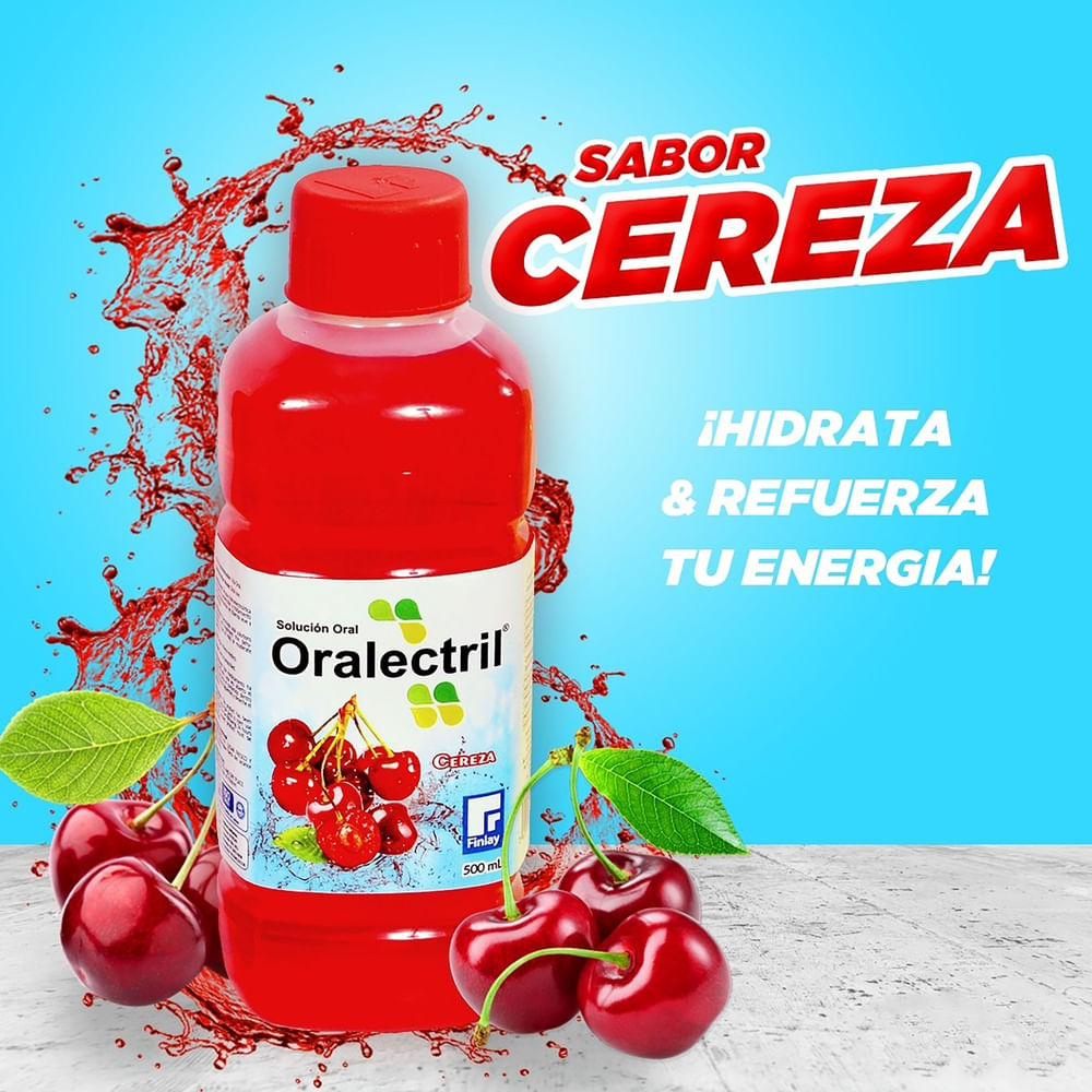 Comprar Suero Oral Oralectril Adulto Cereza 500ml | Walmart Nicaragua
