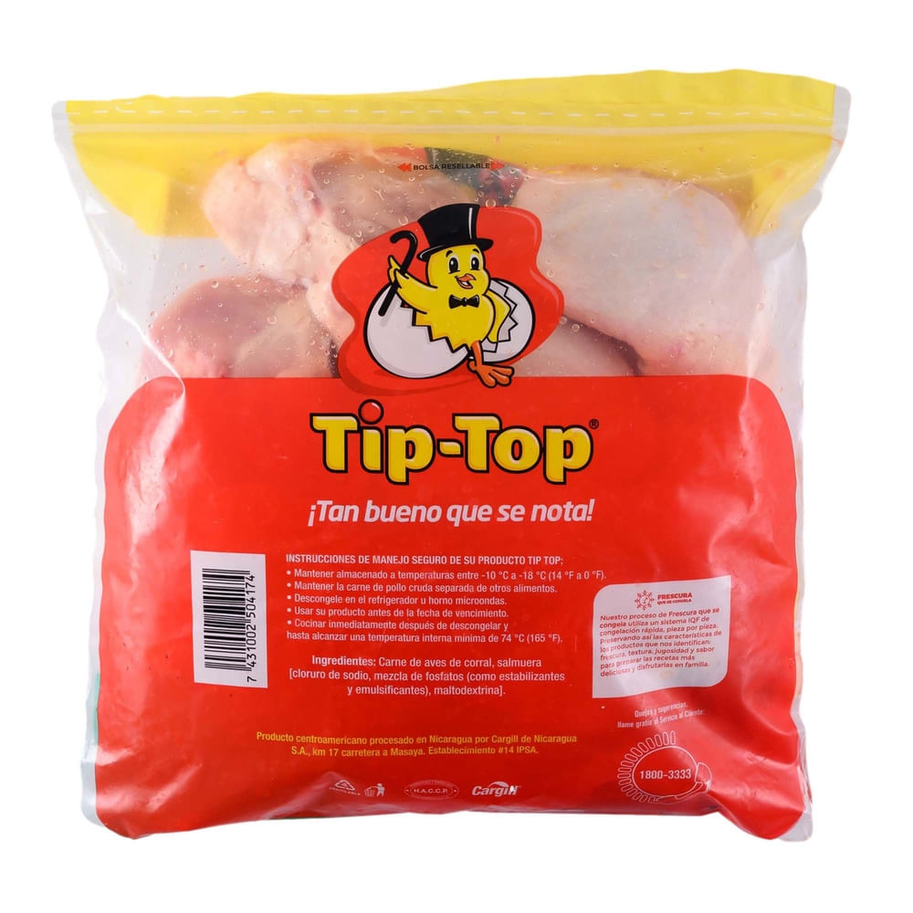 Comprar Muslo de Pollo Congelado Tip Top - 3 lb | Walmart Nicaragua