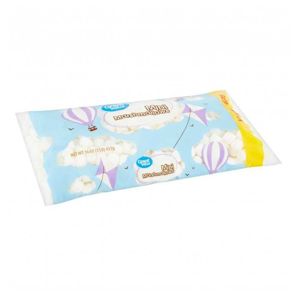 Comprar Marshmallows Great Value Mini Tamaño Grande - 453 g | Walmart ...