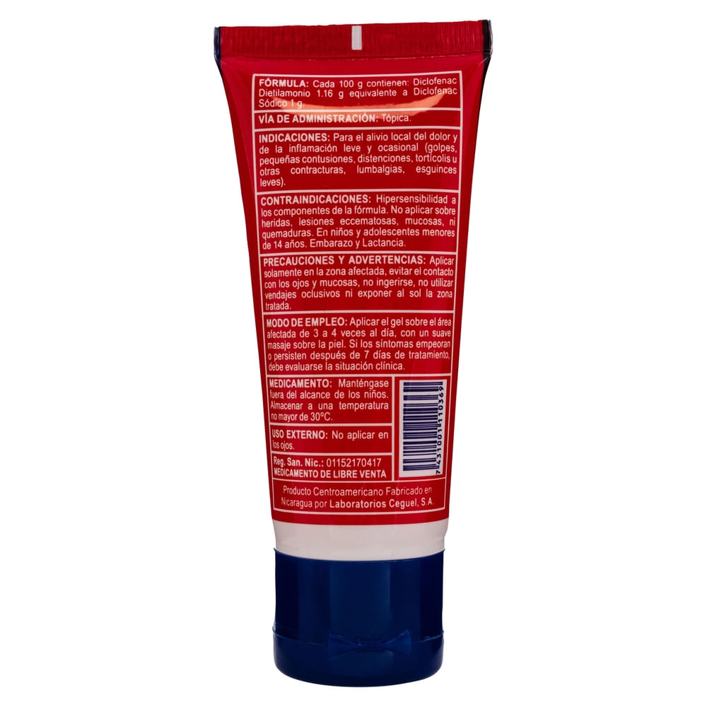 Comprar Gel Ceguel Doloron Para Golpes y Dolores - 60 g | Walmart ...
