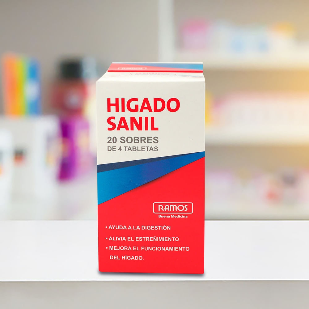 Comprar Higado Sanil Ramos caja 20 sobres de 4 tabletas - Precio ...
