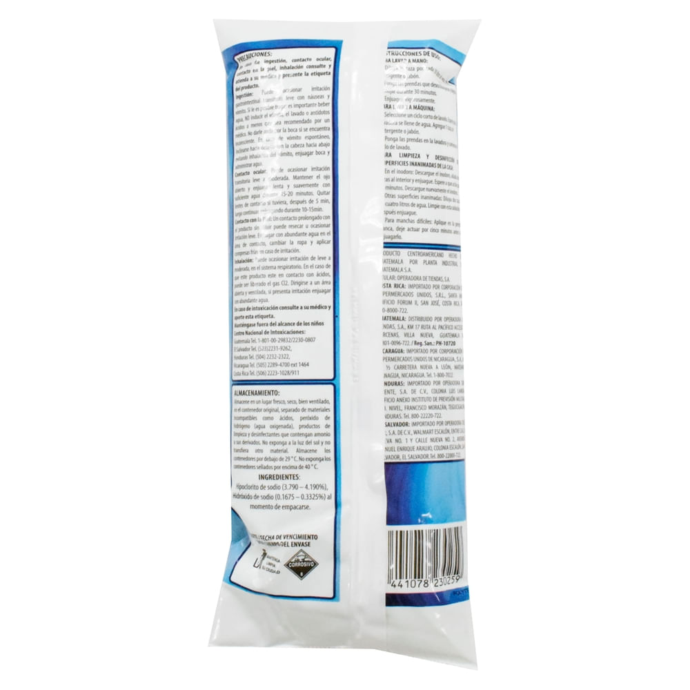 Comprar Cloro Great Value Original - 200 ml | Walmart Nicaragua ...