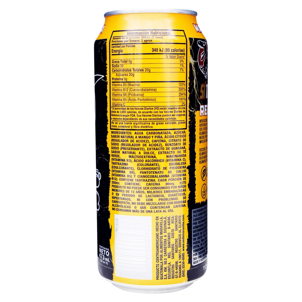 Raptor Bebida Energ Relampag Plata 473ml - Walmart | Nicaragua