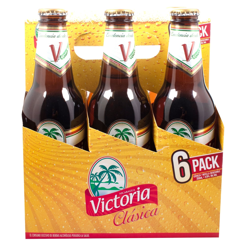 Comprar Cerveza Victoria Six Pack Botella - 2100 ml | Walmart Nicaragua ...