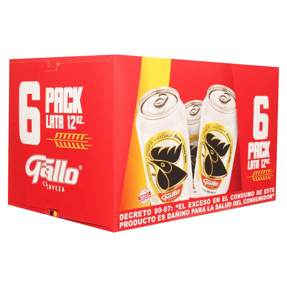 Cerveza Lata Gallo 6pk 2100ml - Walmart | Nicaragua