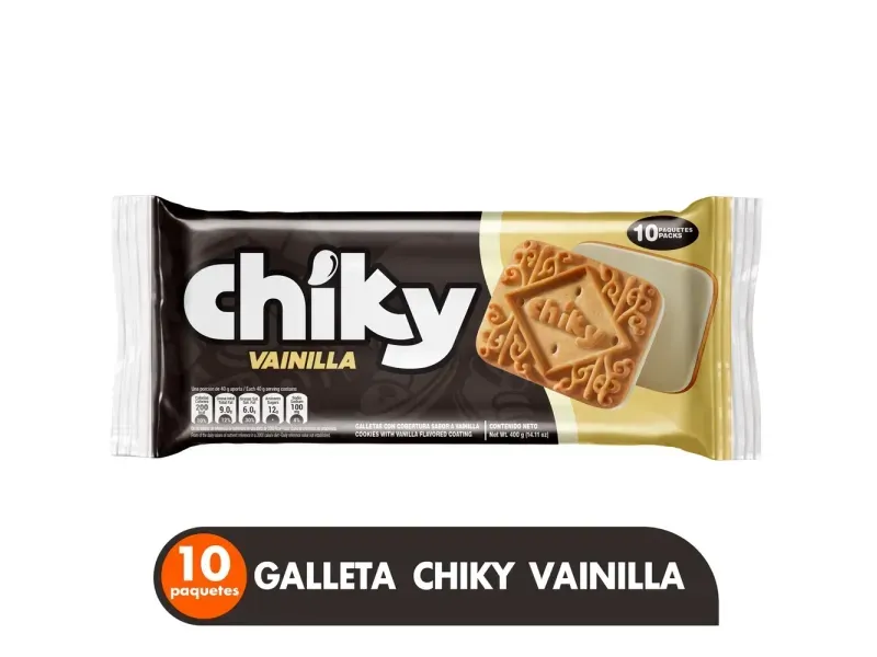 Comprar Galletas Chiky Vainilla - 400 g | Walmart Nicaragua - Walmart ...